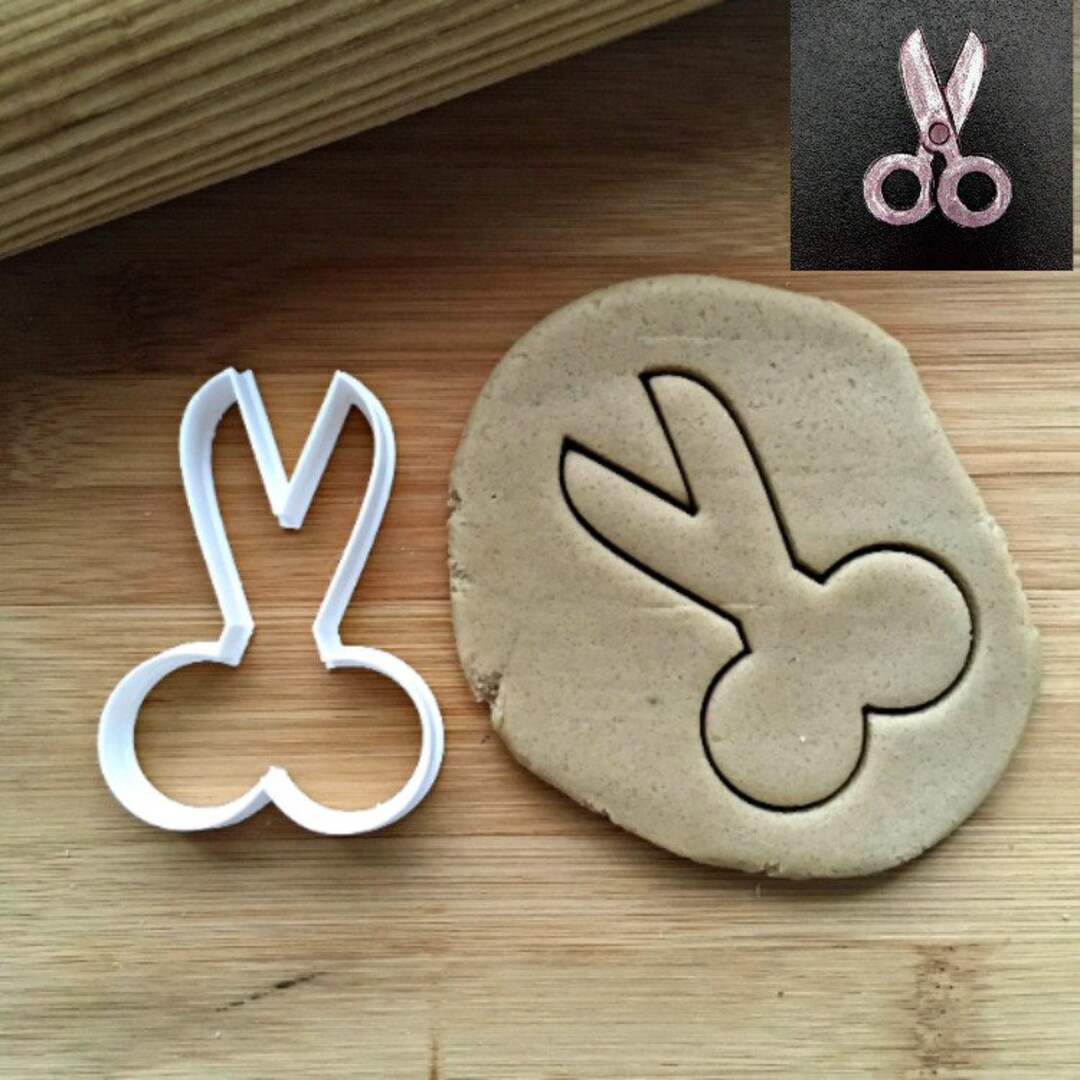 Scissor Cookie Cutter/multi-size/dishwasher Safe Available - Etsy