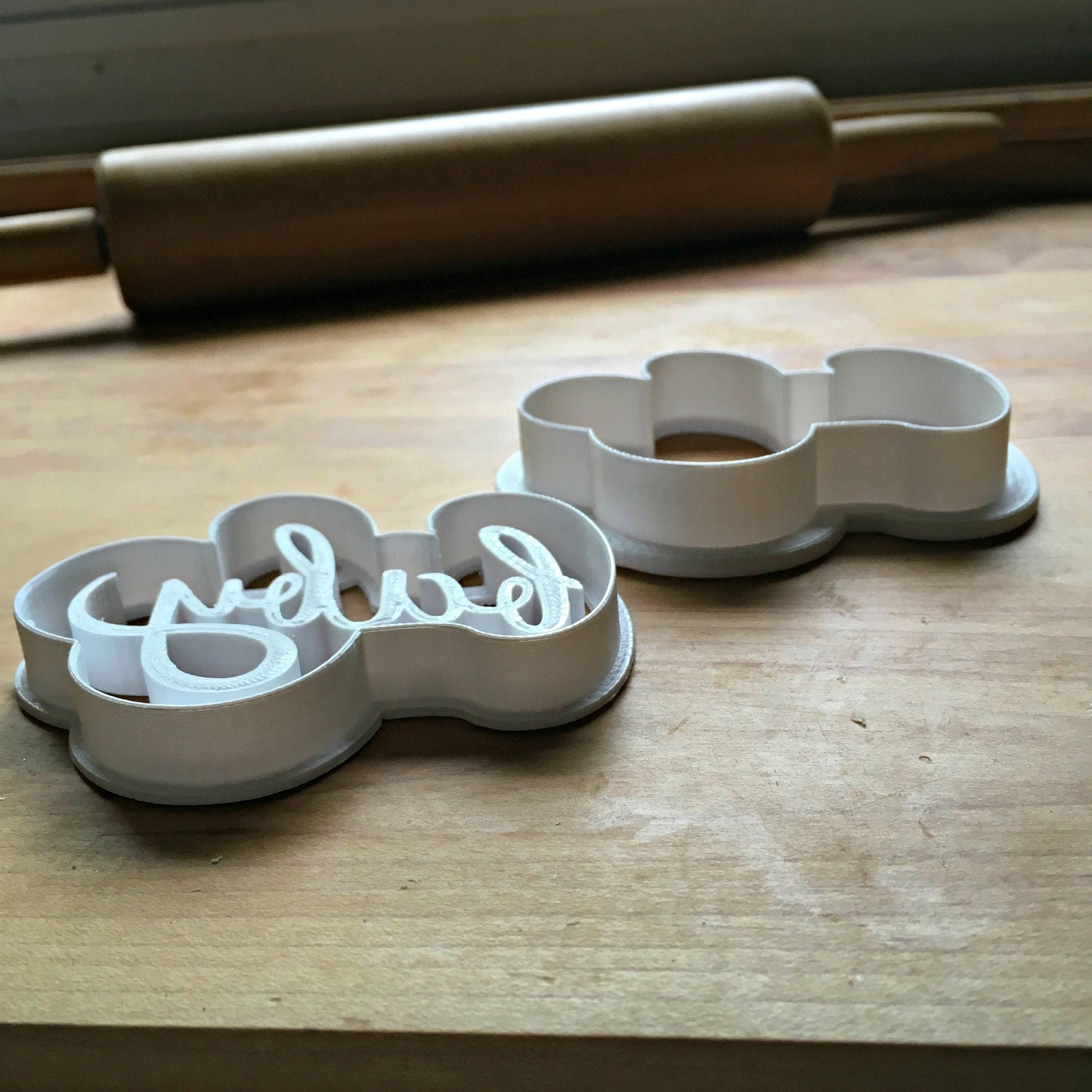 Set of 2 Baby Script Cookie Cutters/Multi-Size/Dishwasher Safe | Etsy