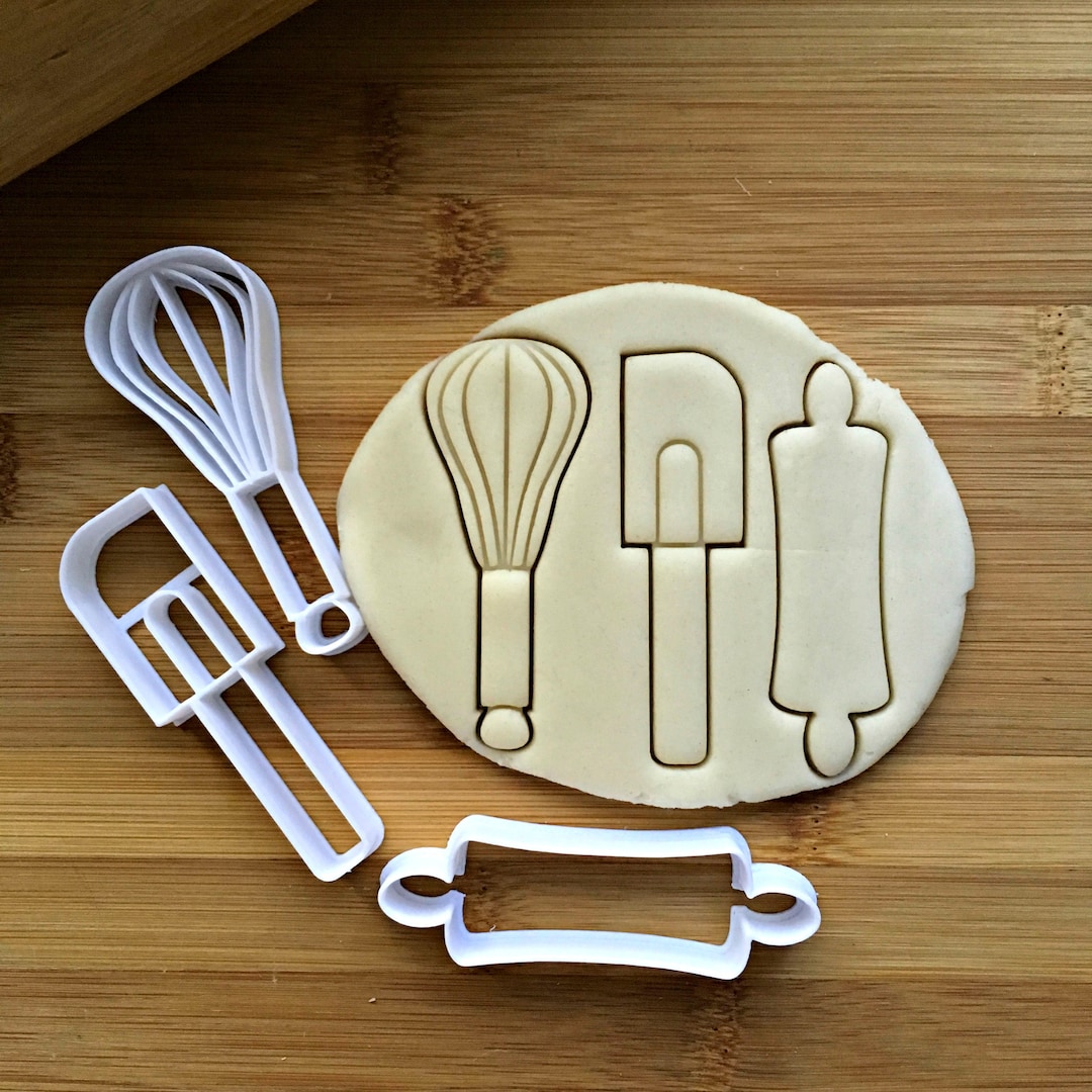 Kitchen Gadgets Set of 3 Cookie Cuttersmulti-size/choose Standard or ...