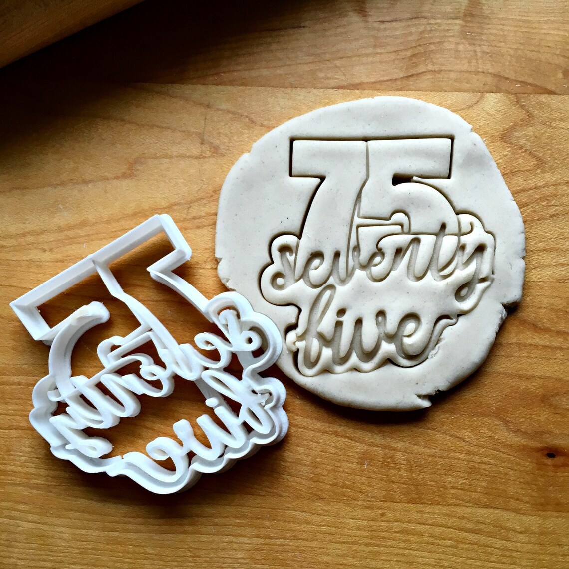 Lettered Number 75 Cookie Cutter/multi-size/dishwasher Safe - Etsy
