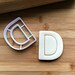 Letter D Cookie Cutter/multi-size/dishwasher Safe Available - Etsy