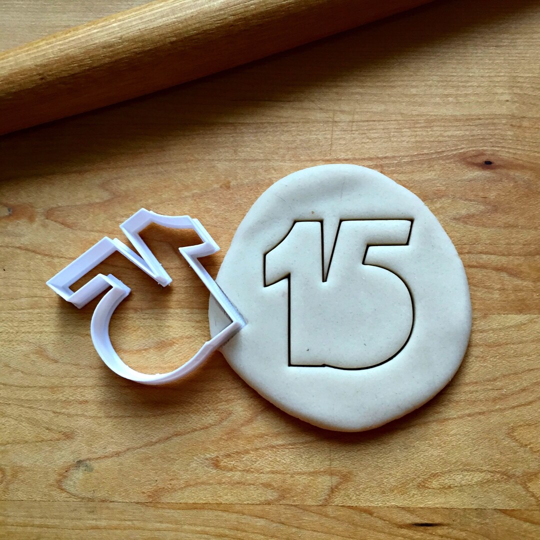 Number 15 Cookie Cutter/multi-size/dishwasher Safe Available - Etsy UK