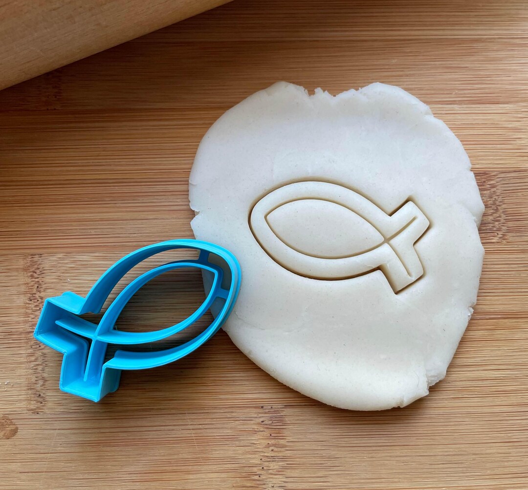 Ichthys Fish Cookie Cutter/multi-size/choose Standard or Dishwasher ...