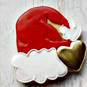 Santa Hat With Heart Cookie Cutter/multi-size /made in the USA - Etsy