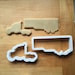 Set of 2 Semi Truck and Trailer Cookie Cutters in Multiple Sizes - Etsy