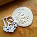 Lettered Number 21 Cookie Cutter/multi-size/dishwasher Safe Available ...
