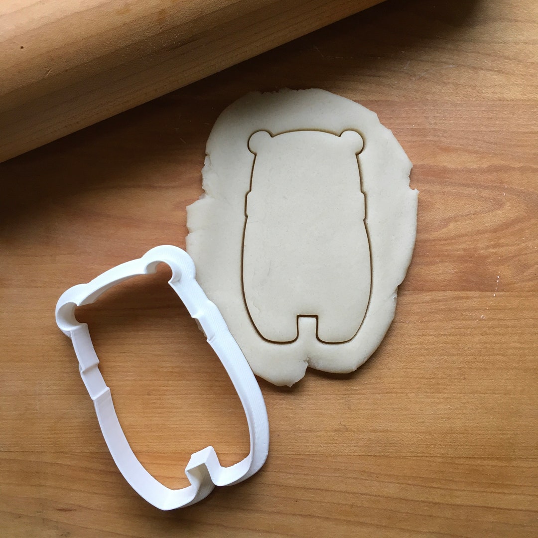 Cute Standing Bear With Scarf Cookie Cutter in Multiple Sizes - Etsy