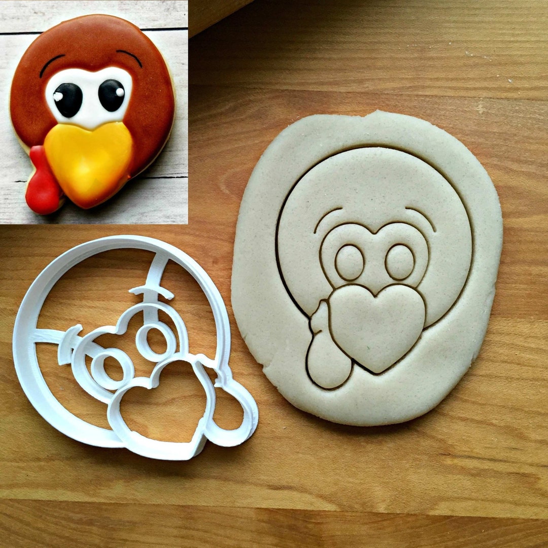 Turkey Face Cookie Cutter in Multiple Sizes - Etsy