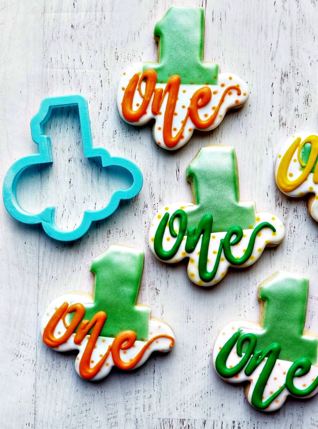 Lettered Number 1 Cookie Cutter/multi-size/choose Standard or ...