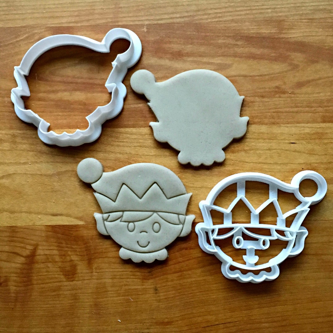 Set of 2 Elf Cookie Cutters/multi-size - Etsy
