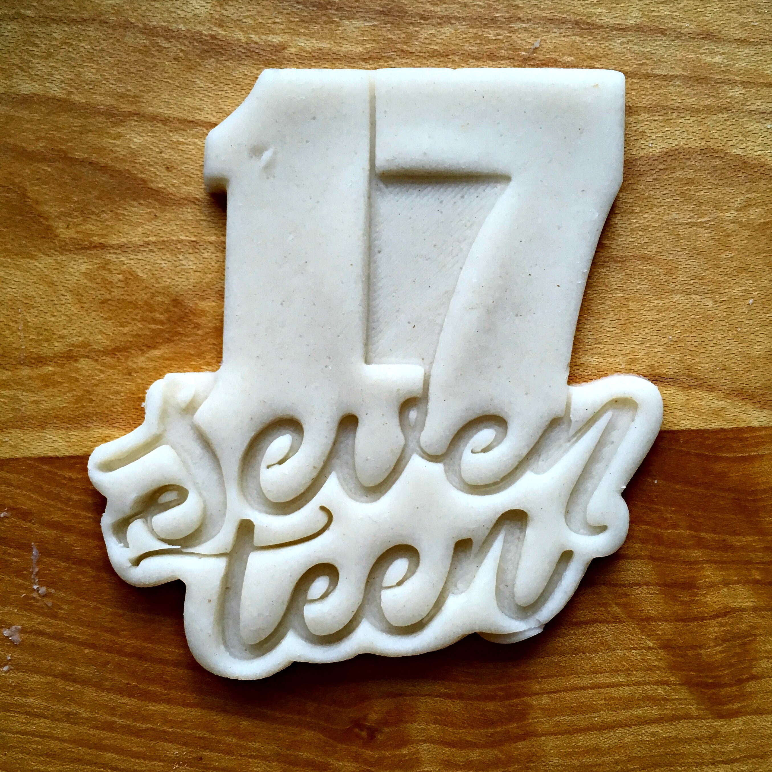 Lettered Number 17 Cookie Cutter/multi-size/dishwasher Safe | Etsy