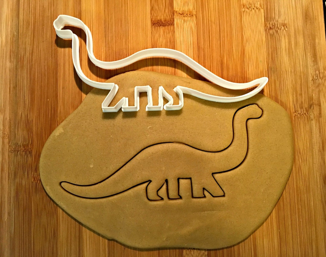 Brontosauruslong Neck Dinosaur Cookie Cutter / - Etsy