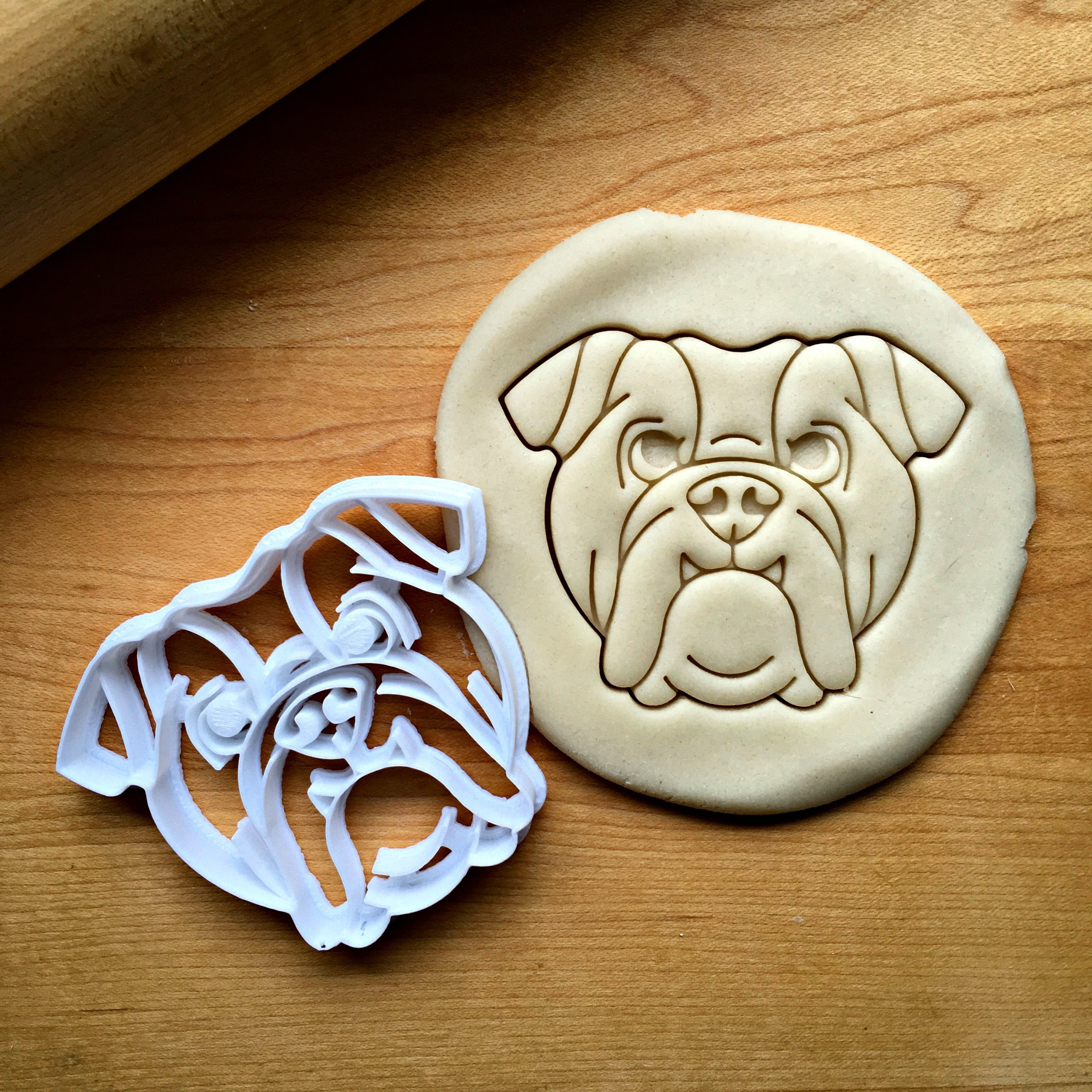 Bull Dog Cookie Cutter/multi-size/dishwasher Safe Available - Etsy