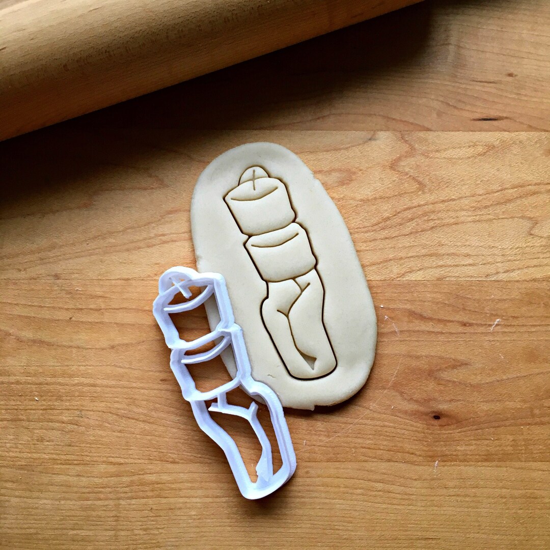 Marshmallow on a Stick Cookie Cutter in Multiple Sizes - Etsy