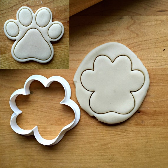 Paw Print Cookie Cutter/multi-size - Etsy