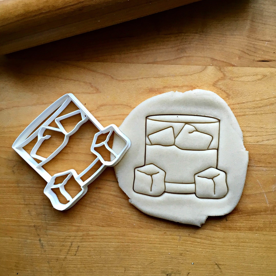 Whiskey Glass Cookie Cutter/multi-size/choose Standard or Dishwasher ...