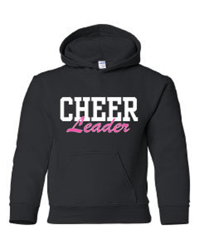 CHEER Leader Cheerleading Hoodie FREE Personalization - Etsy