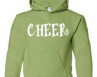 CHEER Leader Cheerleading Hoodie FREE Personalization | Etsy