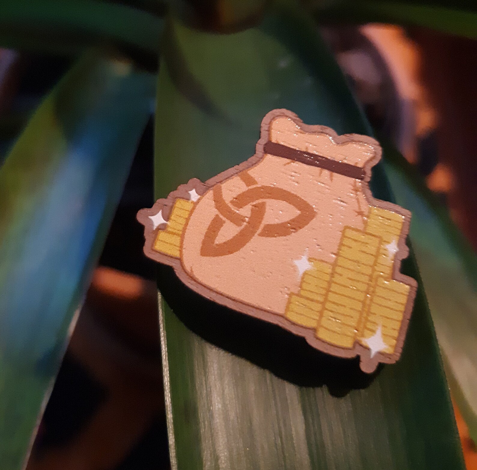 MORA BAG Genshin Impact Inspired Wooden Pin Fanart | Etsy UK