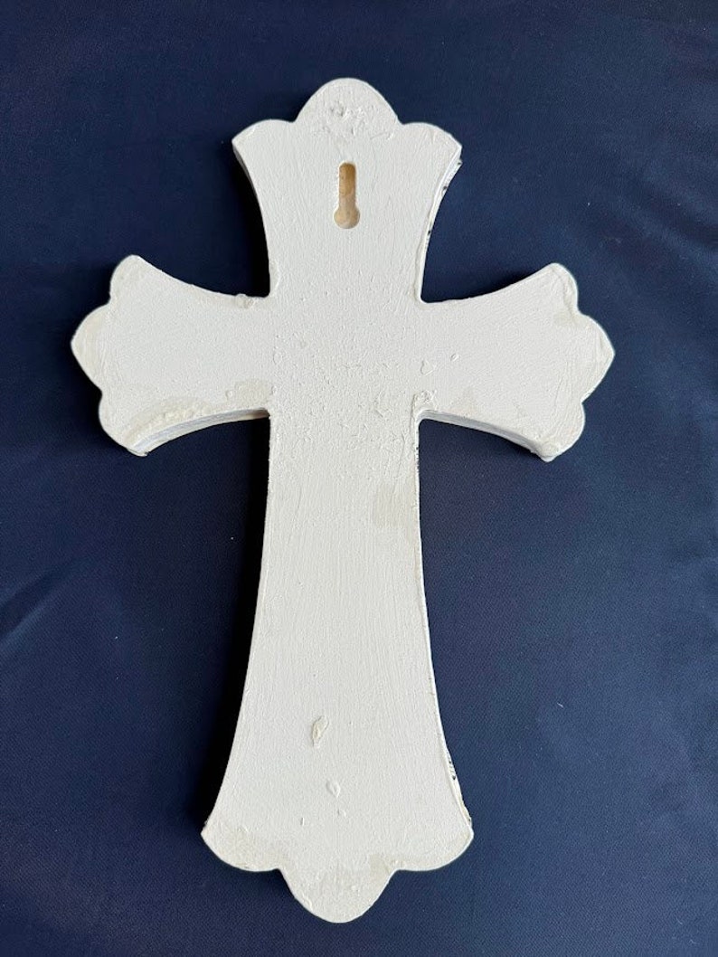 Handcrafted Decoupage Wooden Cross Inspirational Prayer Art Piece - Etsy