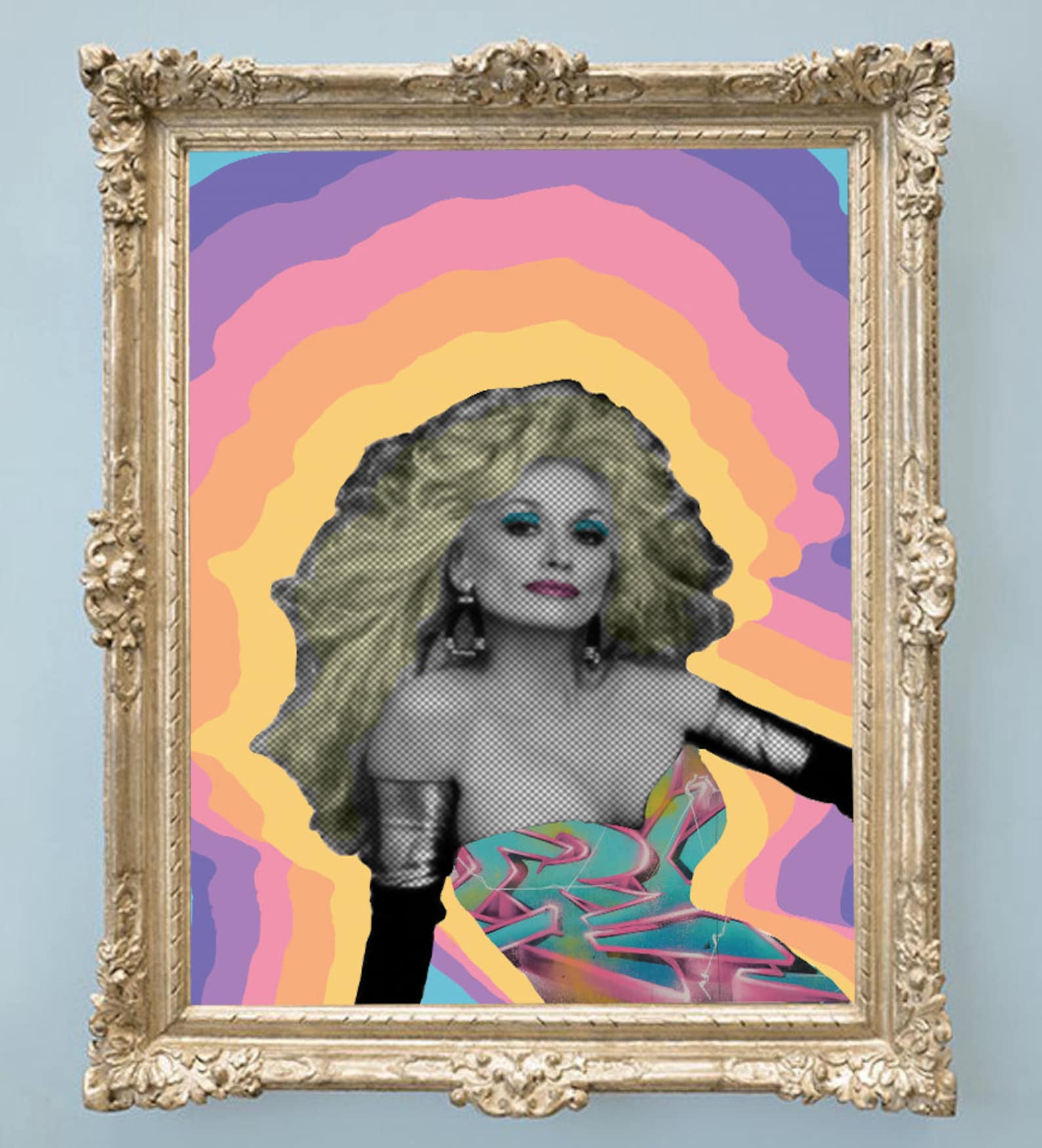 Dolly Parton Pop Art Portrait Rainbow Wall Print Graffiti Etsy dolly-parton-pop-art-portrait-rainbow-wall-print-graffiti-etsy