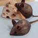Wooden Mice and Cheese. - Etsy UK