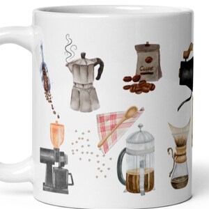 Coffee Lover Mug, French Press, Espresso, Caffeine Lover Wake Me up ...
