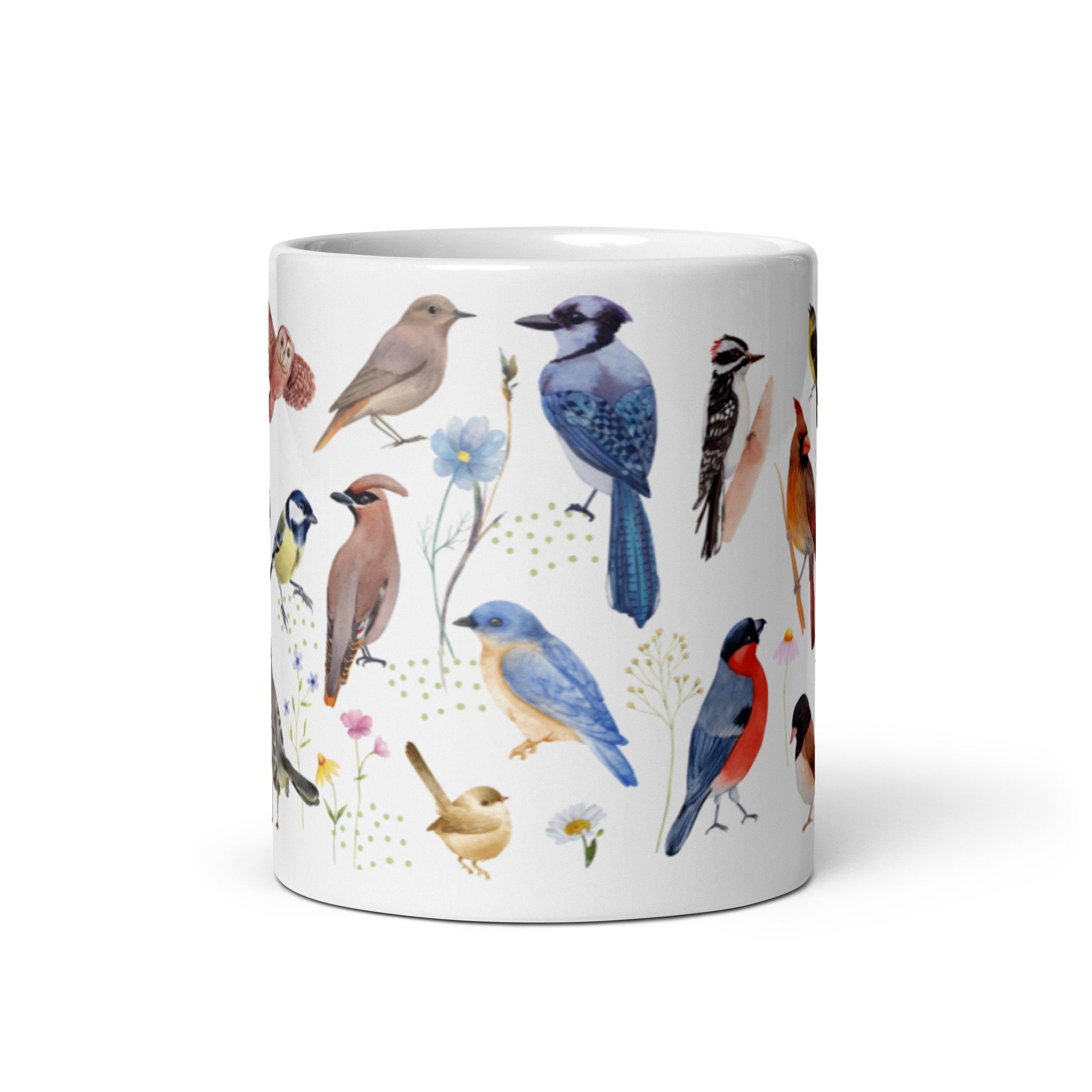 Birds Mug Bird Lover Gift Bird Watcher Bird Mug Birder Gift - Etsy