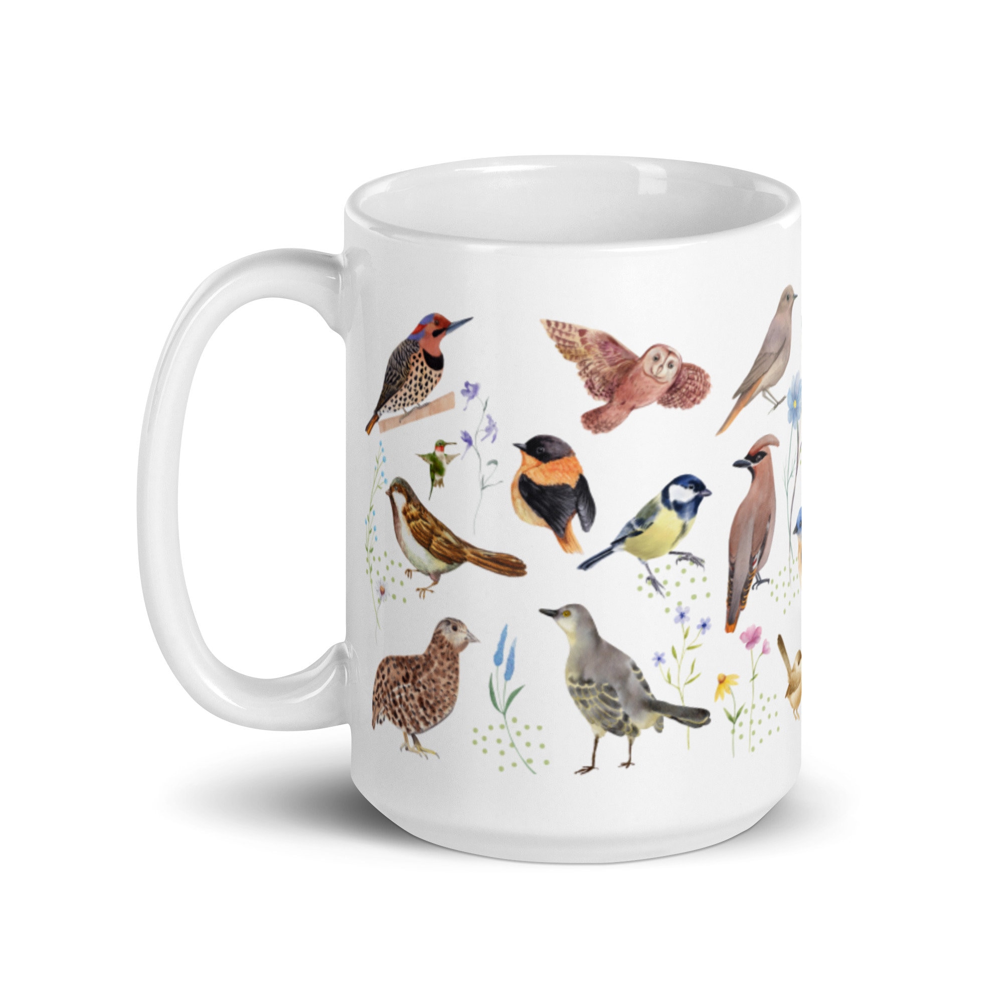 Birds Mug Bird Lover Gift Bird Watcher Bird Mug Birder Gift - Etsy