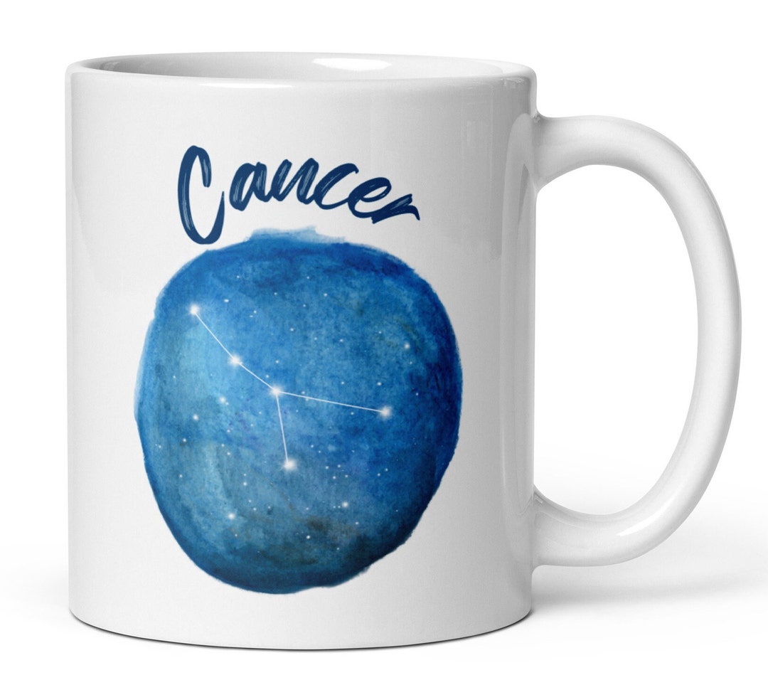 Cancer Mug Zodiac Astrological Sign Cancer Constellation Birthday Mug ...