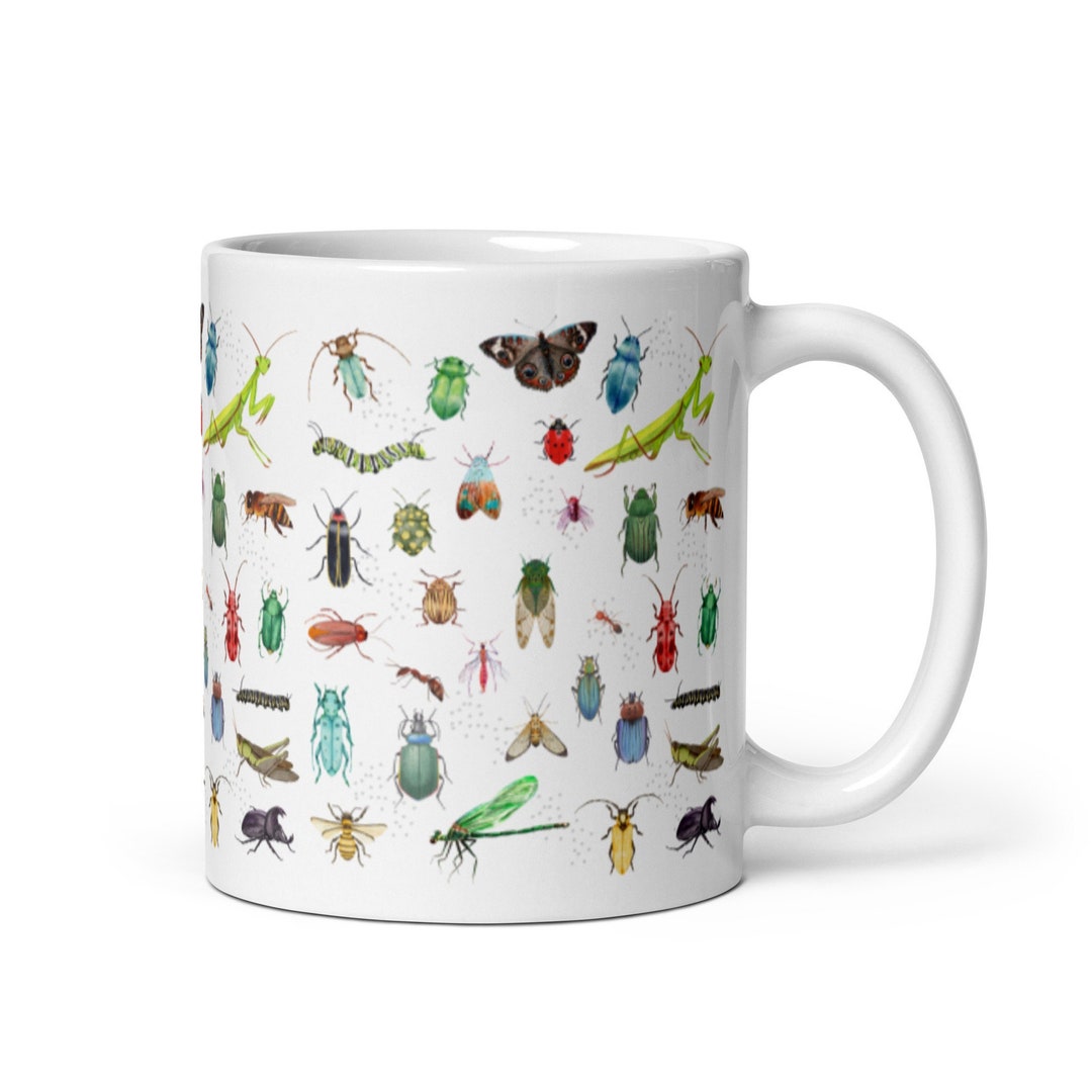 Insects and Bugs Mug Insect Lover Bug Gift Woodland Insect Bug Lover ...