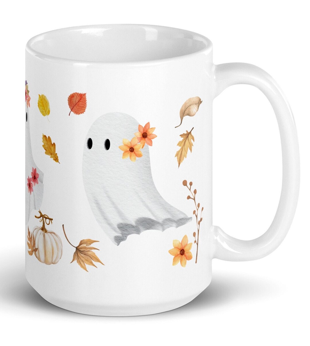 Ghost Mug Ghost Lover Gift Halloween Fall Autumn Ghosts Gift - Etsy