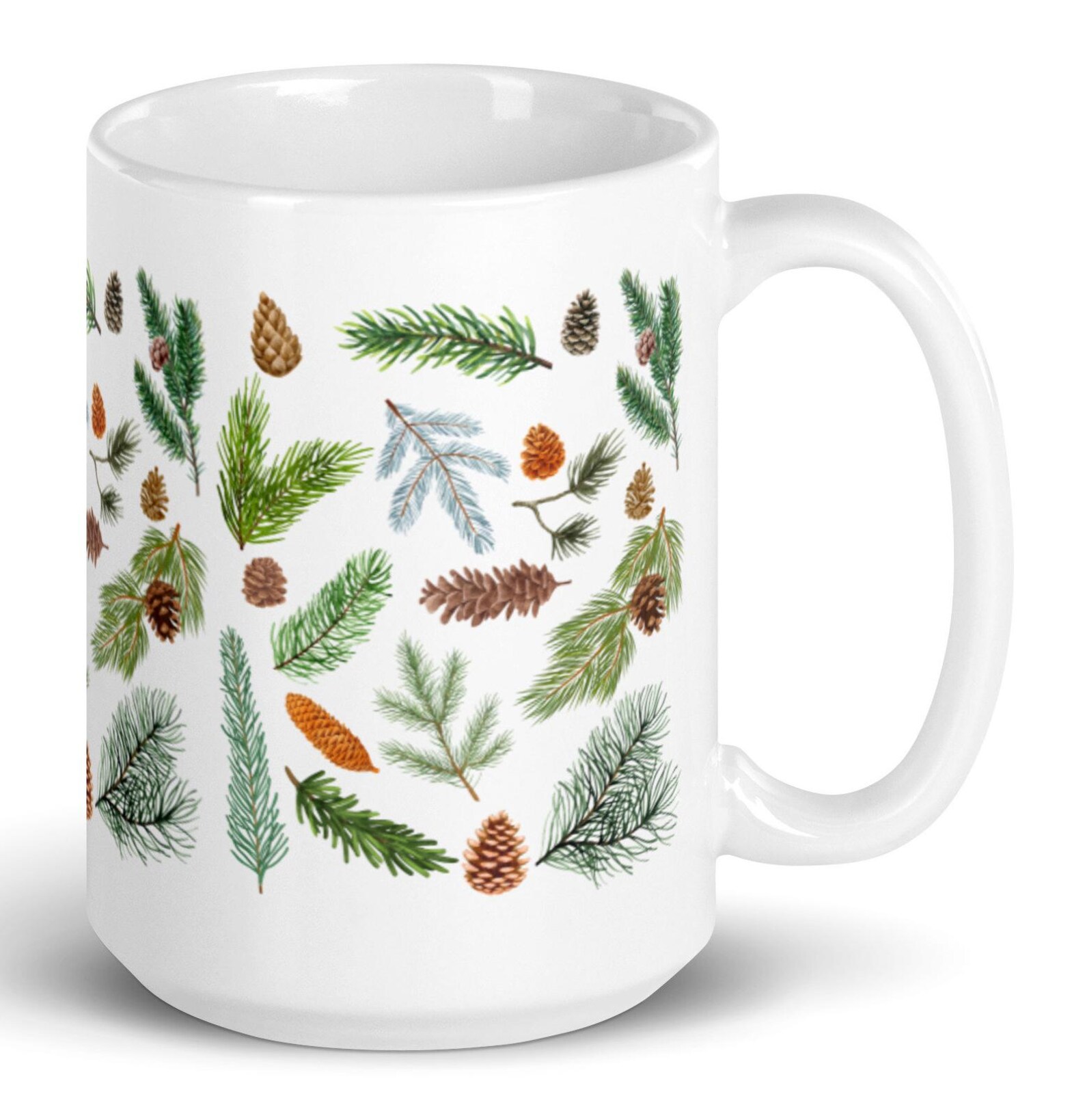 Woodland Pine Cones Mug Woodland Lover Gift Conifer Tree Nature Tree ...
