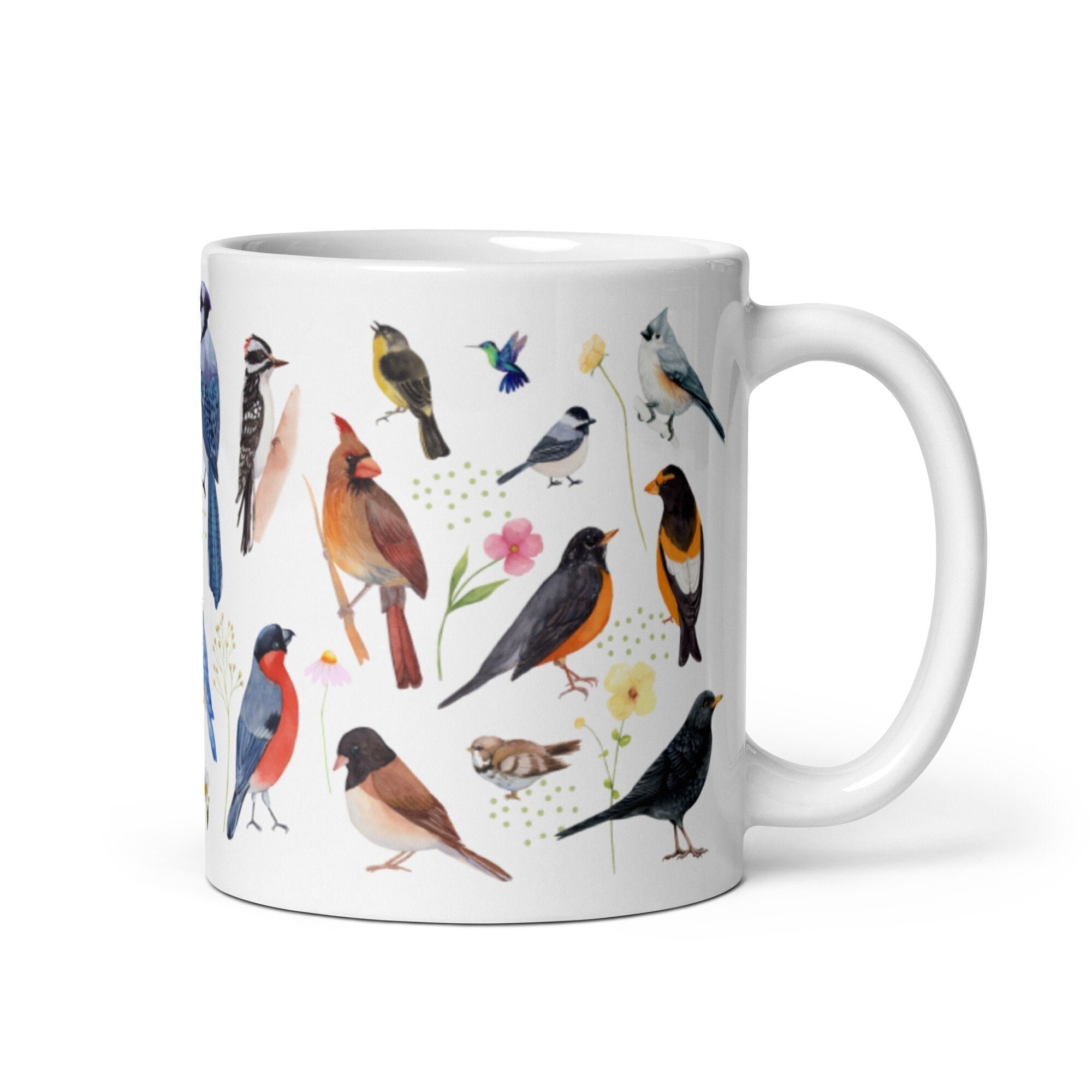 Birds Mug Bird Lover Gift Bird Watcher Bird Mug Birder Gift - Etsy