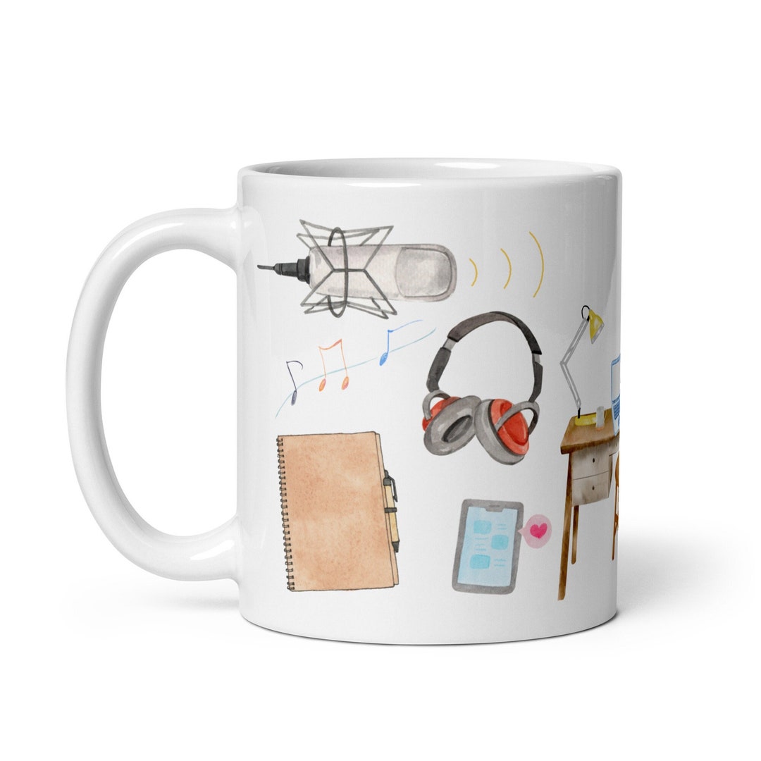 Podcast Mug Creator Gift Video Creator Influencer Gift Podcasts Radio ...