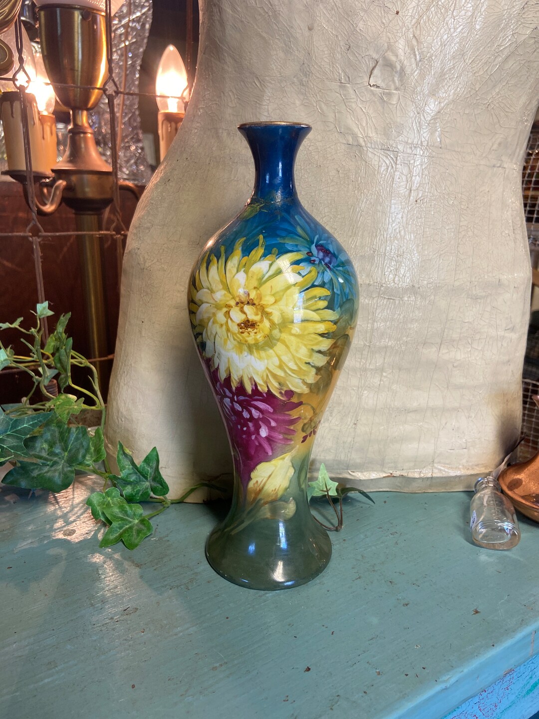 Royal Bonn Germany Vase, Floral Bud Vase - Etsy
