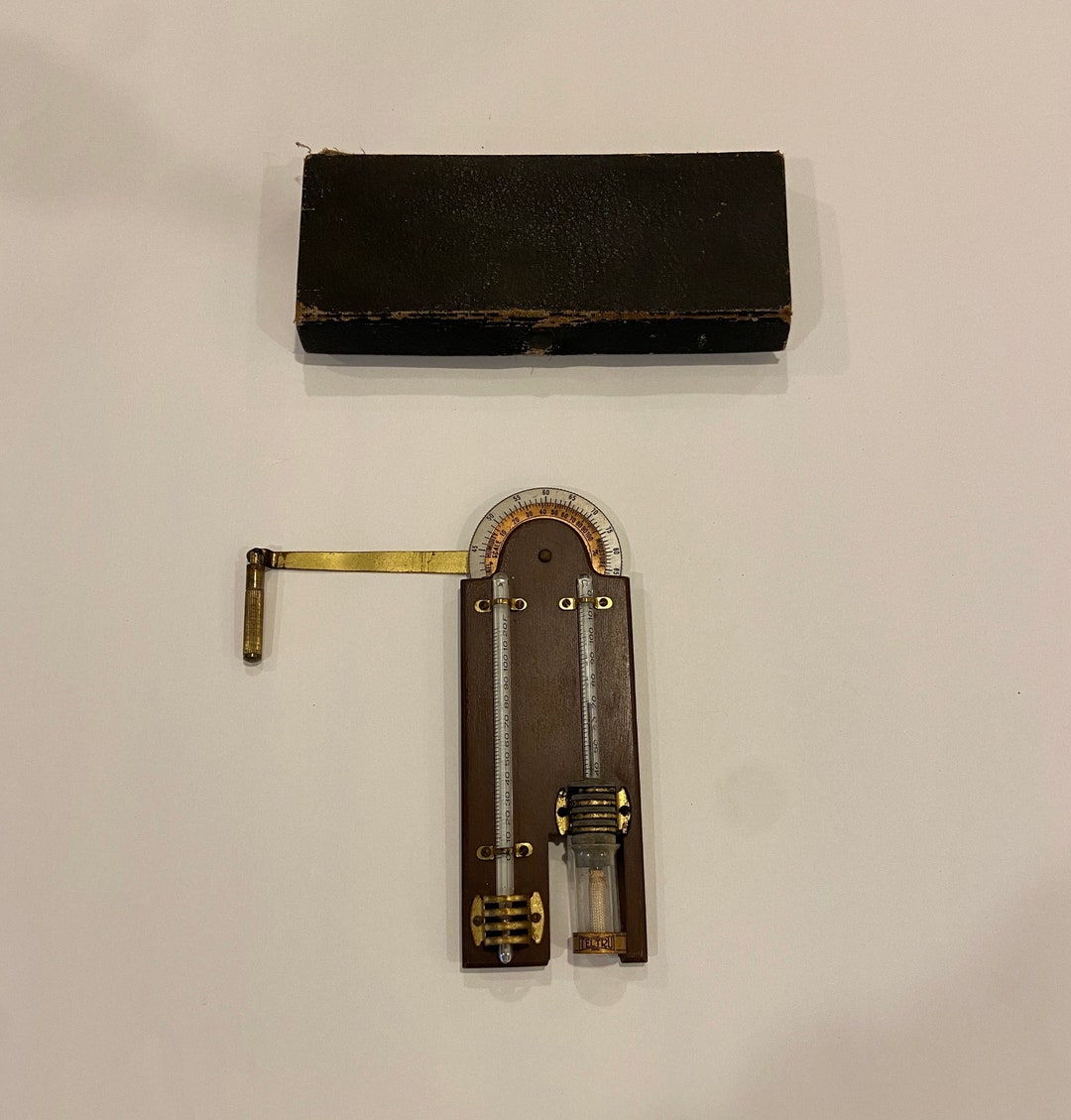 Antique Sling Psychrometer, Tel Tru Humidity Measurement Tool With ...