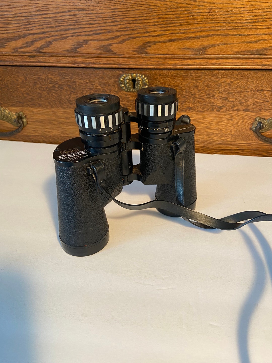 Sears Discoverer Binoculars, Model 473, Quick Focus, Zoom, 8x-17x40mm ...