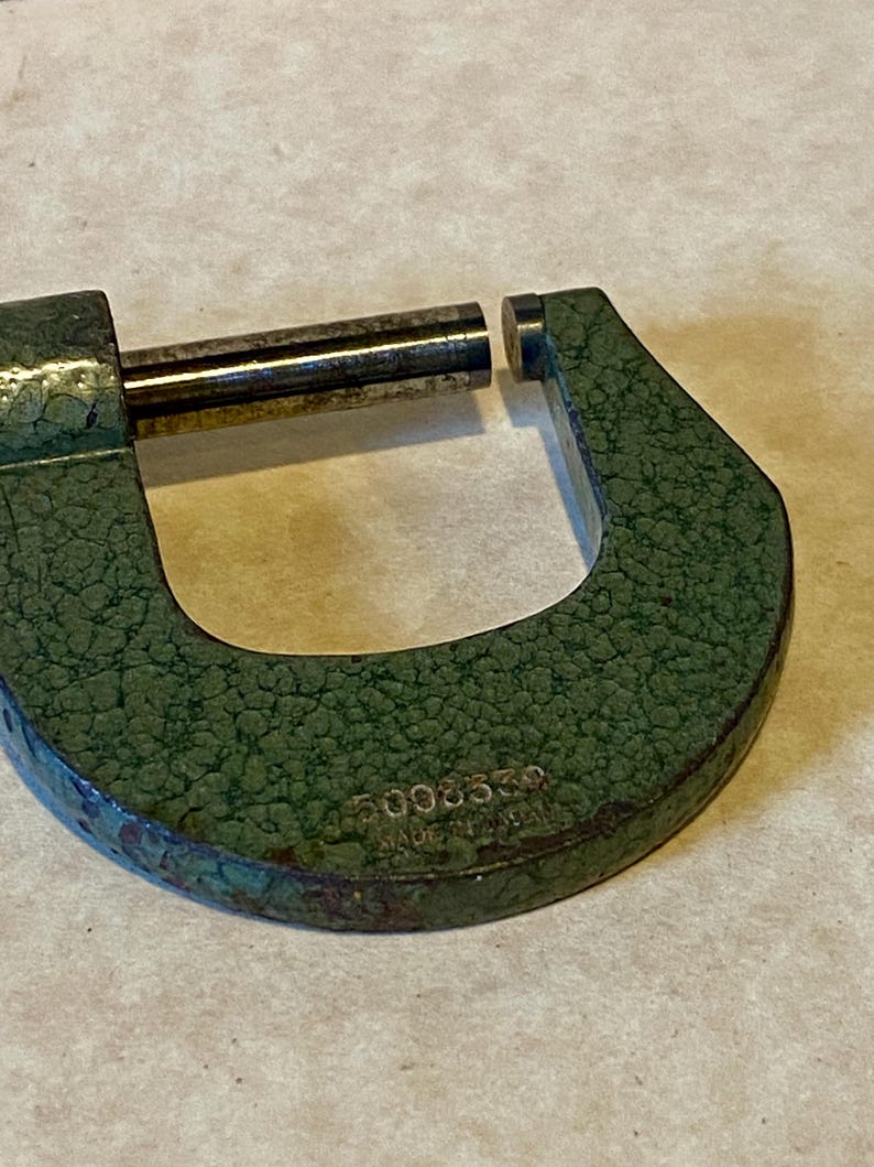 Vintage Mitutoyo 0.01mm Micrometer – Precision Measuring Tool – Made in ...