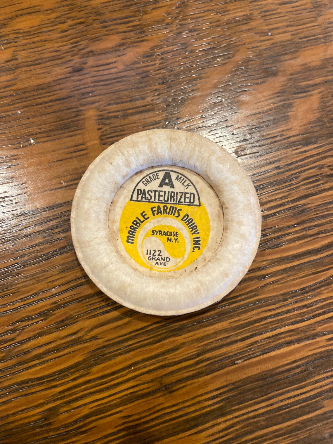 Vintage Milk Bottle Caps Milk Bottle Pull Tops Wahl Dairy - Etsy