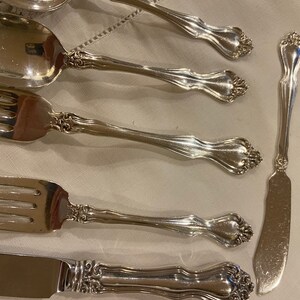 Vintage Westmoreland Sterling Silver Flatware Set - George and Martha ...