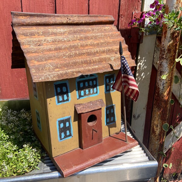 Large Bird House - Etsy