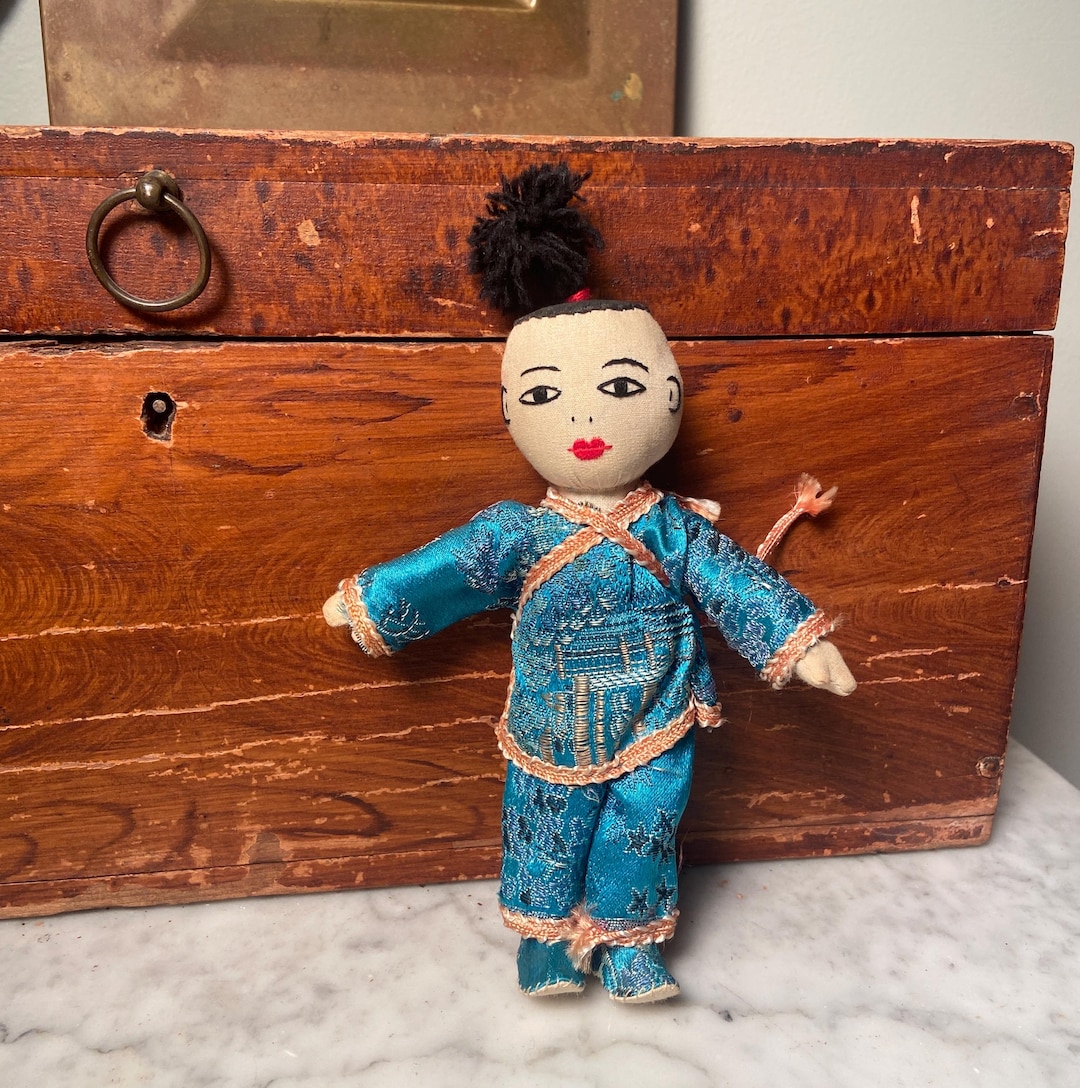 Vintage Ada Lum Chinese Doll, Folk Art Doll, Hong Kong - Etsy
