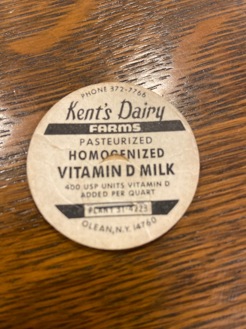 Vintage Milk Bottle Caps Milk Bottle Pull Tops Wahl Dairy - Etsy