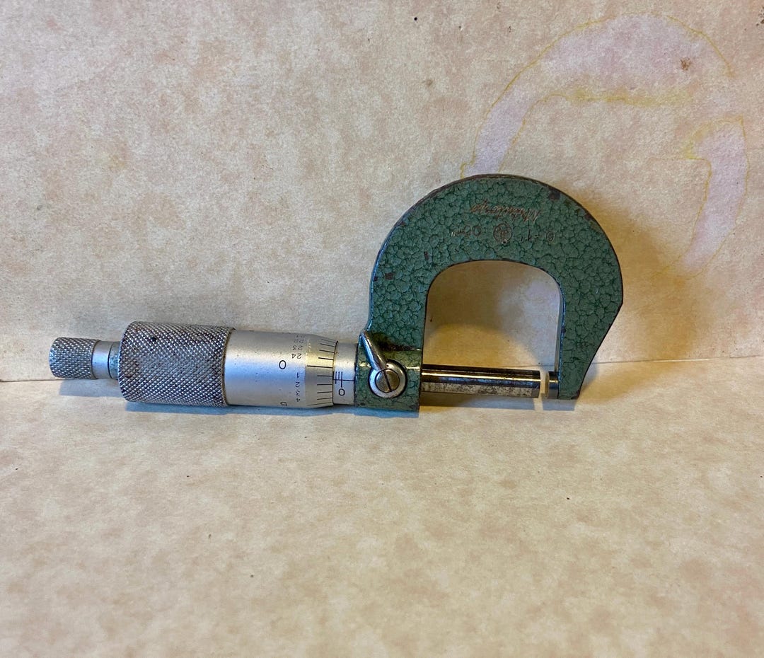 Vintage Mitutoyo 0.01mm Micrometer – Precision Measuring Tool – Made in ...