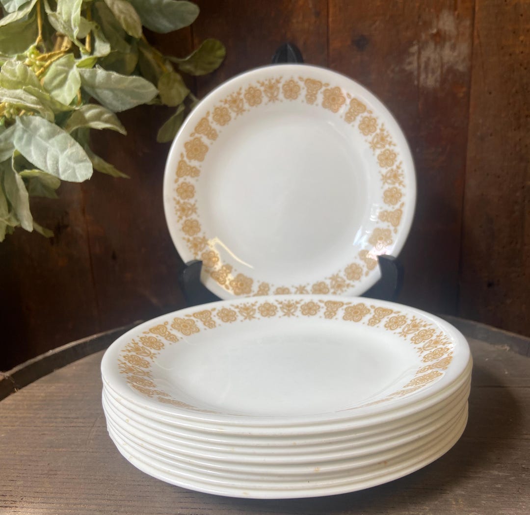 1970s Corelle, Set of 10, 6 3/4, Bread and Butter Plates, Livingware ...
