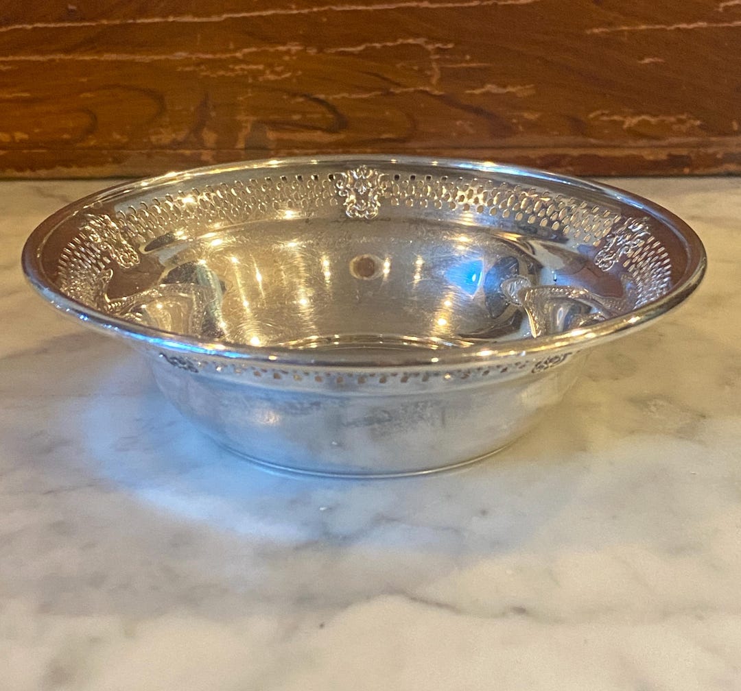 Vintage B&M Sterling Silver Nut Bowl, Candy Dish, Baldwin and Miller Co ...