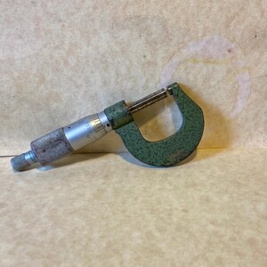 Vintage Mitutoyo 0.01mm Micrometer – Precision Measuring Tool – Made in ...