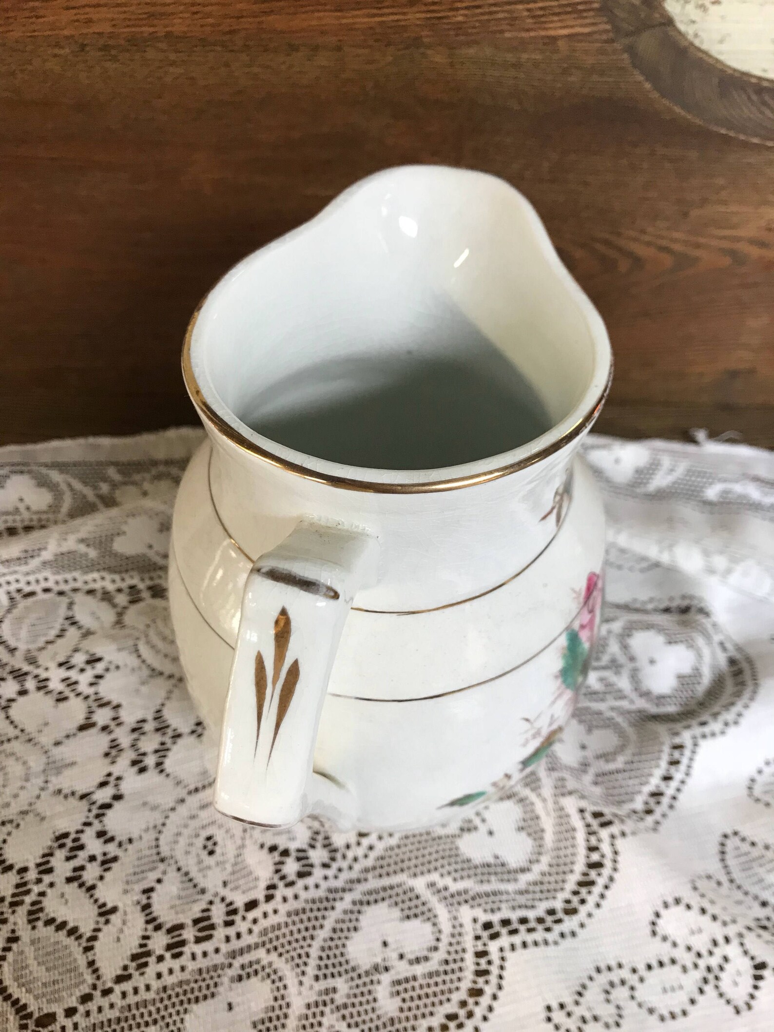 Ironstone Pitcher Moss Rose Ironstone Covered Jar Antique | Etsy