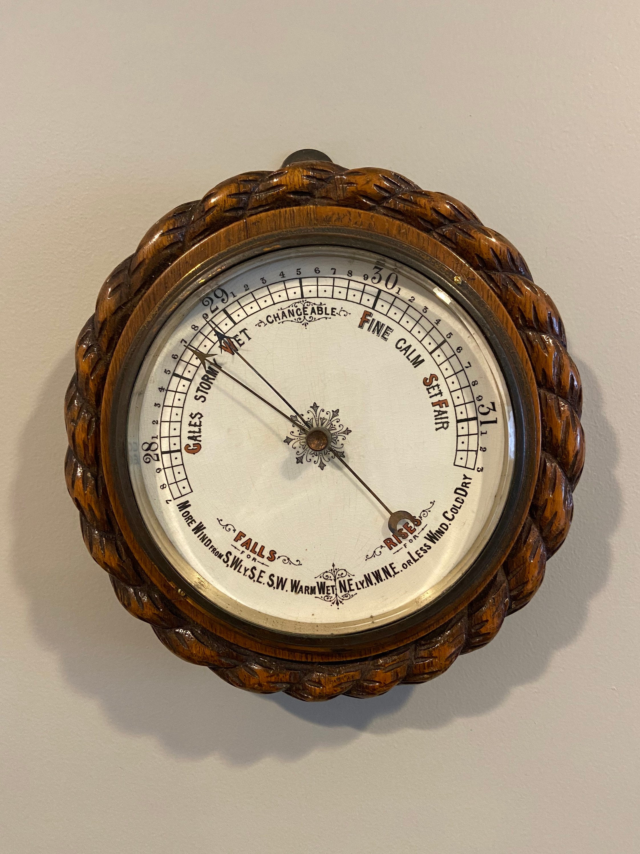 Antique Aneroid Barometer